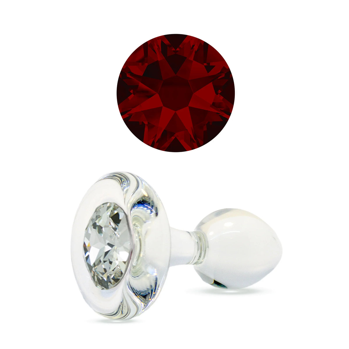 Crystal Delight Glass Butt Plug - classic small bulb – That Drawer